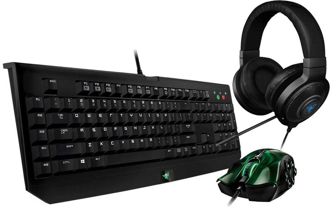 Kit Gamer Razer - Kraken Gaming Pro + Teclado Razer Blackwidow Stealth ...