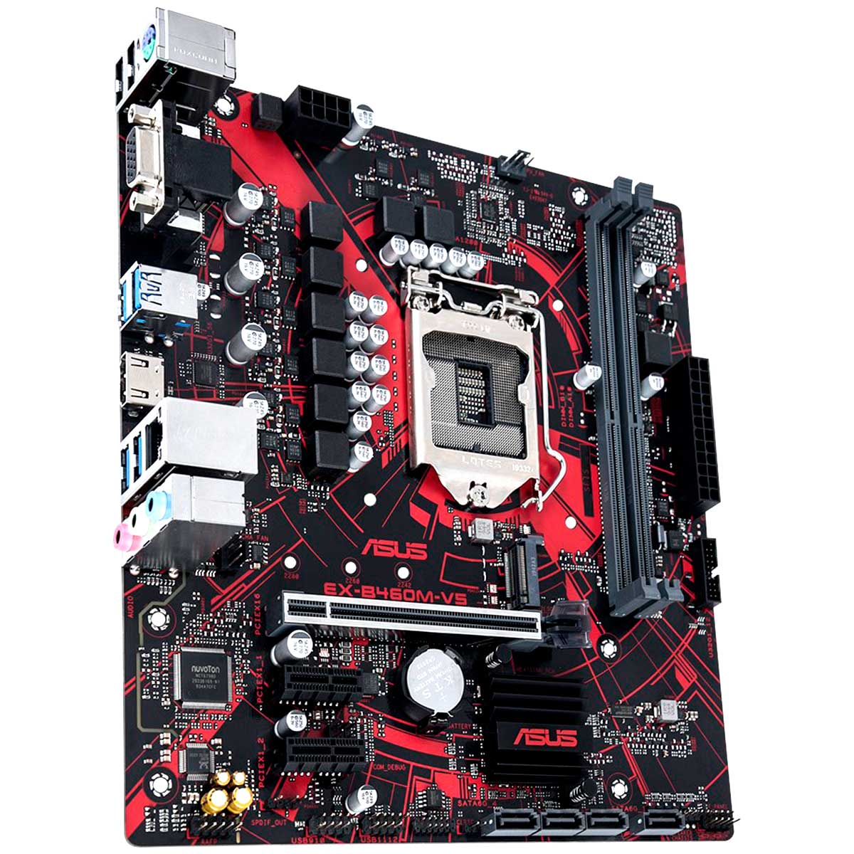 Placa Mãe Asus EX-B460M-V5 (LGA 1200 - DDR4 2933) - Chipset Intel B460 ...